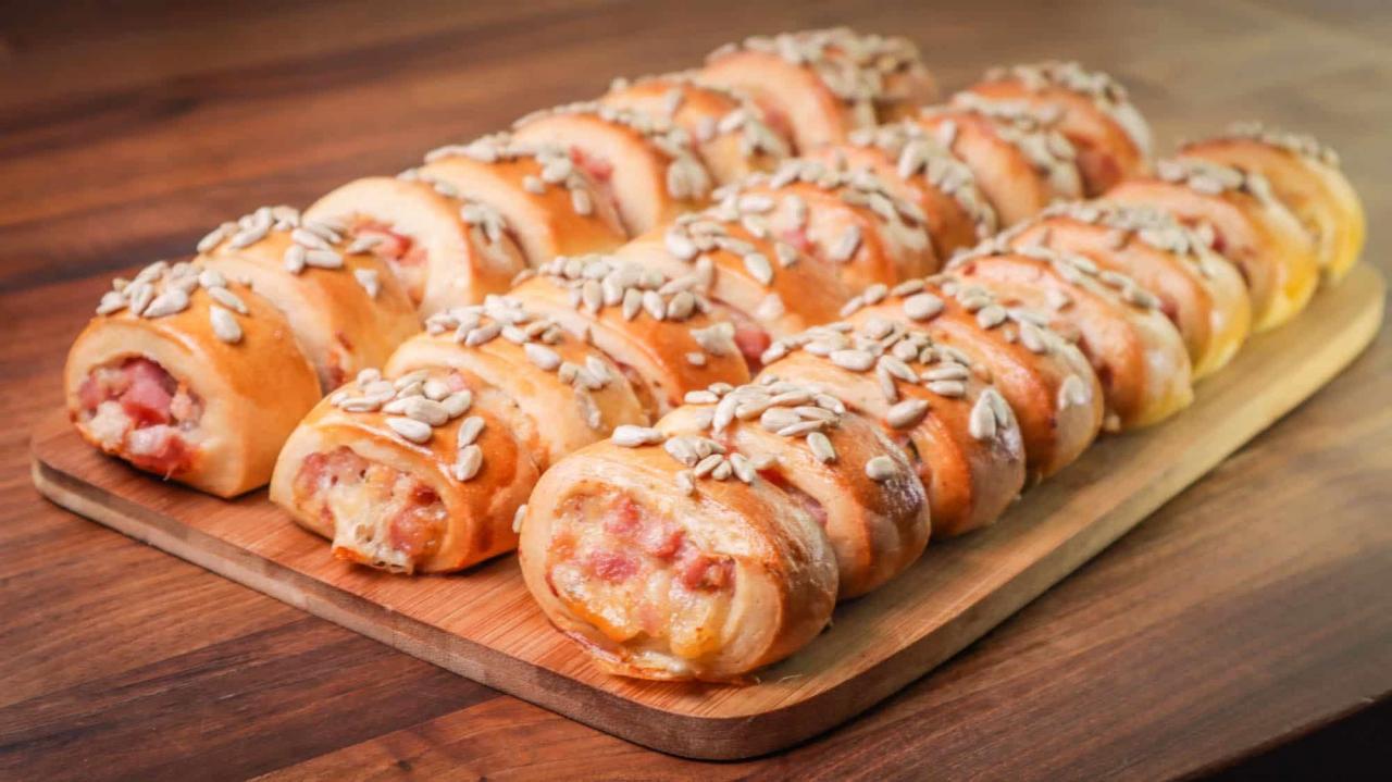 Ham and Cheese Rolls, The Perfect Beer Snack Recipe - ChainBaker