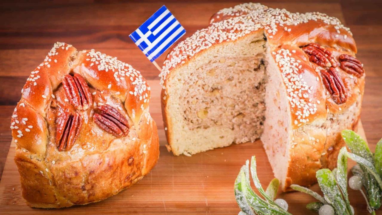 Christopsomo, Greek Christmas Bread Recipe - ChainBaker
