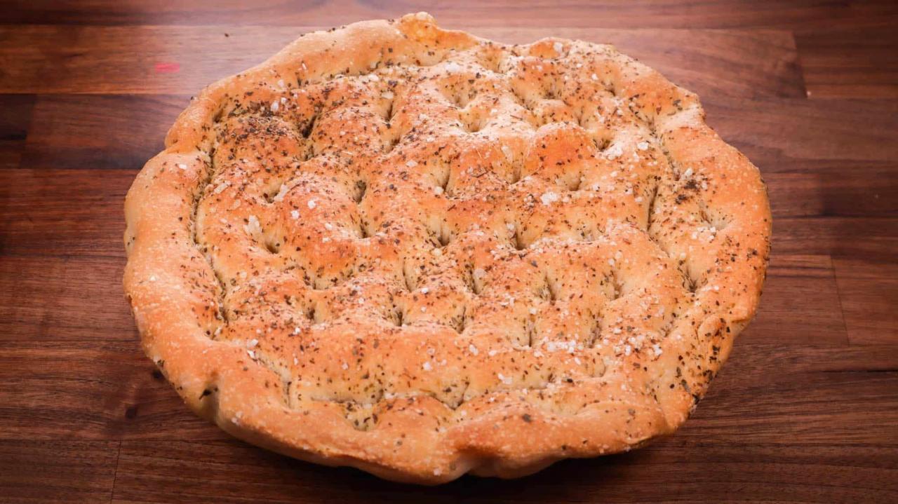 Schiacciata, Simple Italian Flat Bread Recipe - ChainBaker