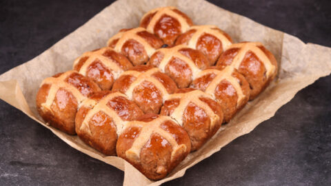 How to Make Extremely Soft and Squishy Hot Cross Buns - ChainBaker